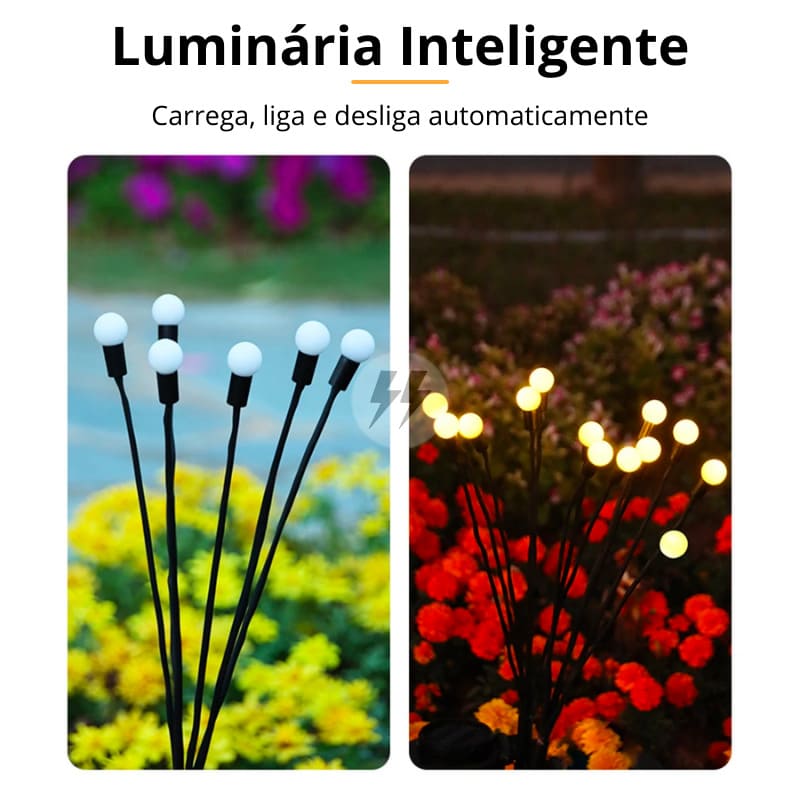 Luminária Externa Solar para Jardim - Luz Solar para Jardim Energy Exp