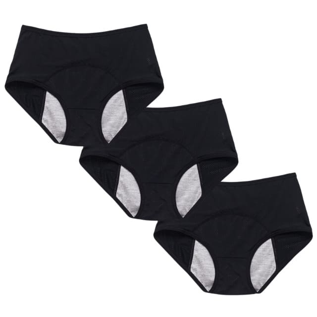 Calcinha Absorvente Incontinência Urinária Feminina Kit com 3 - DryExt